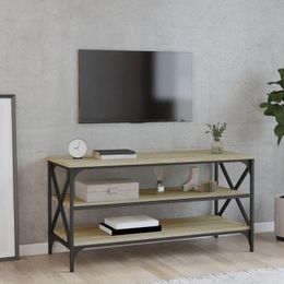 Bonnevie - TV-Schrank,TV-Möbel Sonoma-Eiche 100x40x50 cm Holzwerkstoff vidaXL