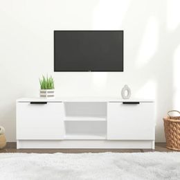 TV-Schrank,TV-Möbel Weiß 102x35x36,5 cm Holzwerkstoff vidaXL