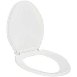 Bonnevie - Toilettensitz mit Absenkautomatik und Quick-Release-Design Weiß vidaXL266080