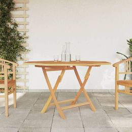 Gartentisch,Terrassentisch Klappbar 120x120x75 cm Massivholz Teak vidaXL