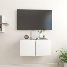 Bonnevie - TV-Hängeschrank TV-Wandschrank Weiß 60x30x30 cm vidaXL