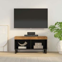 Bonnevie - TV-Schrank,TV-Möbel 85x33x43,5 cm Massivholz Mango vidaXL