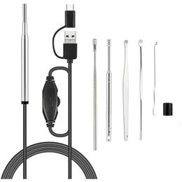 3,9MM Mini medizinische Endoskop Kamera wasserdicht USB Endoskop Inspektion Kamera für OTG Android Telefon PC Ohr Nase Endoskop