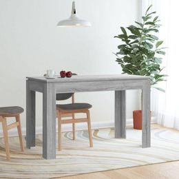 Esstisch,Esszimmertisch Grau Sonoma 120x60x76 cm Holzwerkstoff vidaXL