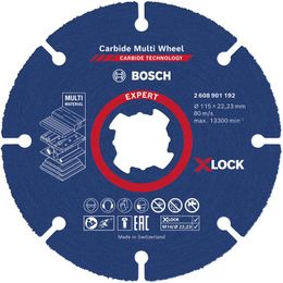 Bosch - Accessories expert Carbide Multi Wheel x-lock 2608901192 Trennscheibe gerade 115 mm 1 St.
