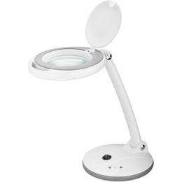 goobay - LED-Stand-Lupenleuchte, 6 w, 450 lm, dimmbar, weiß