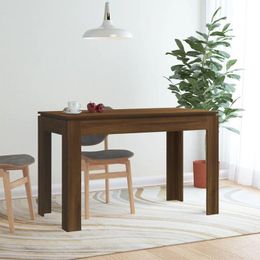 Bonnevie - Esstisch,Esszimmertisch Braun Eichen-Optik 120x60x76 cm Holzwerkstoff vidaXL