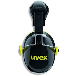 Uvex - Helm-Kapsel-Gehörschutz K1H 218 g, snr: 27 dB, schwarz/grün 2600.201