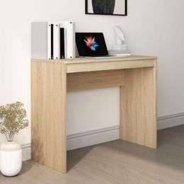 Bonnevie - Computertisch,Schreibtisch Sonoma-Eiche 90x40x72 cm Holzwerkstoff vidaXL