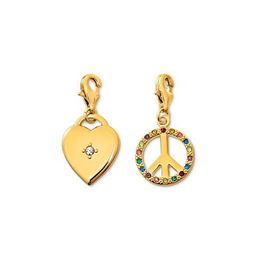 Tchibo Charm Set Love and Peace - Weiss