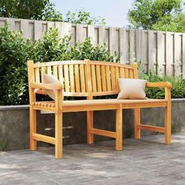 Bonnevie - Gartenbank Ruhebank 149,5x60x90 cm Massivholz Teak vidaXL