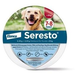 Seresto 4,50g + 2,03g Halsband für Hunde ab 8kg 1 St