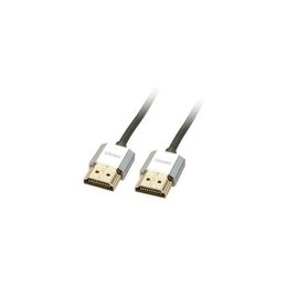 Lindy HDMI/HDMI, 0.5m HDMI-Kabel 0.5m HDMI Typ A (Standard) Schwarz - HDMI-Kabel (0.5m, 0.5m, HDMI Typ A (Standard), HDMI Typ A (Standard), HDMI Typ