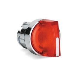 Schneider Telemecanique leuchtender Wahlschalter Kopf Rot LED 2 Positionen ZB4BK1243