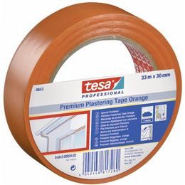 Premium 04843-00000-16 Putzband ® Professional Orange (l x b) 33 m x 50 mm 1 St. - Tesa