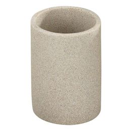 Zahnputzbecher Vico, Beige, Polyresin beige - beige - Wenko