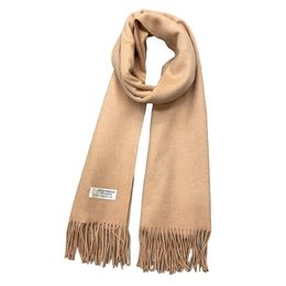 INKA BRAND Leinen-Schal in Beige - (L)196 x (B)72 cm