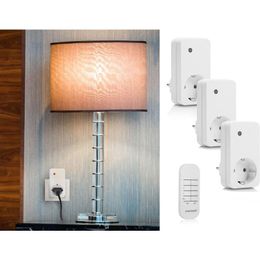 Smartwares® Funksteckdosen Set mit Fernbedienung - Smart Home für Geräte bis 1000 Watt