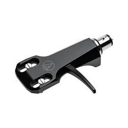 Audio-Technica AT-HS6 BK, Headshell schwarz, Universelles ½"-Headshell für 4-Pin-Tonarme Headshell Form: gerade