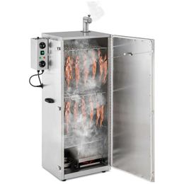 ROYAL CATERING - Räucherofen Edelstahl Smoker Räucherschrank Räuchertonne 147 l 8 Roste