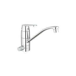 Eurosmart Cosmo Spültischmischer flacher Auslauf Absperrventil chrom EC31161000 - Grohe