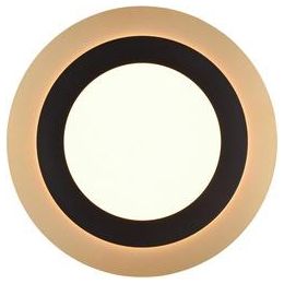 Trio LED-Deckenleuchte Morgan Schwarz/Gold max. 42 Watt Deckenlampe