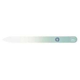 BECKER-MANICURE Glasfeile grün 14 cm Köcher grün 1 St