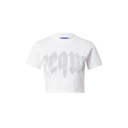 PEQUS T-Shirt Damen Gr&ouml;&szlig;e L silber / offwhite