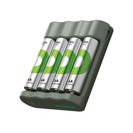 GP RECYKO B441 USB-AKKU-Ladegerät inkl. 4xAA NiMH Akkus