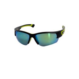 F 2 F2 Sonnenbrille schwimmfähige Sportbrille, unisex, Halbrand, grün|schwarz