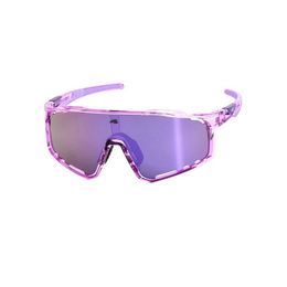 F 2 F2 Sonnenbrille Unisex Sportbrille mit Monoscheibe, lila