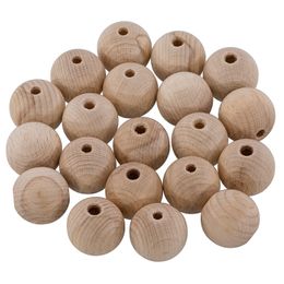 buttinette Holzkugeln aus Buchenholz, 30 mm Ø, 20 Stück