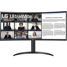 LG UltraWide 34WR55QC-B 34 Zoll QHD Monitor (5 ms Reaktionszeit, 100 Hz)