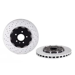 Brembo Bremsscheibe TWO-PIECE FLOATING DISCS LINE 09.B781.13 Gelocht/innenbel.Vorne Rechts Links für OPEL Astra J 1.6 SIDI 2.0