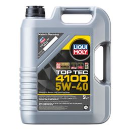 Liqui Moly Motoröl TopTec 4100 5W-40 TW 5L) für Audi BMW Mercedes Opel VW uvm. 3701