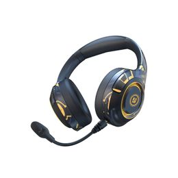 Sross Gaming-Headset,Over Ear-Kopfhörer mit Mikrofon abnehmbar