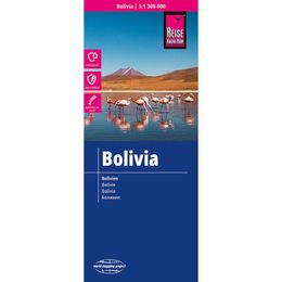 Reise Know-How Landkarte Bolivien / Bolivia (1:1.300.000) - Peter Rump Verlag, Karte (im Sinne von Landkarte)