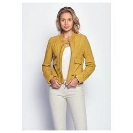 Lederjacke Maze "Clermont" Gr. L, gelb Damen Jacken