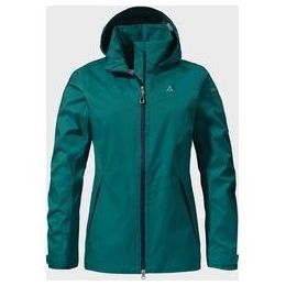 Schöffel Outdoorjacke SCHÖFFEL "2.5L Jacket Aiplspitz L" Gr. 40, grün (6895, grün) Damen Jacken