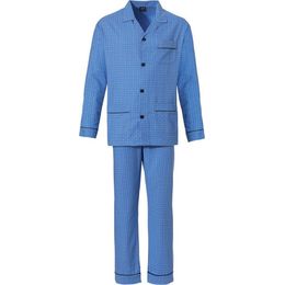 Robson Pyjama Herren Flanell Schlafanzug geknöpft (2 tlg) Baumwolle