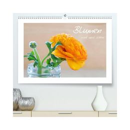 Calvendo Wandkalender Blumen zart und schön (Premium