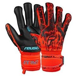 Mendler Torwarthandschuhe REUSCH "Attrakt Freegel Gold" Gr. 8, rot Damen Handschuhe Sporthandschuhe