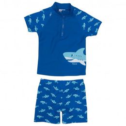Playshoes - Kid's UV-Schutz Bade-Set Hai - Badehose Gr 74/80 blau
