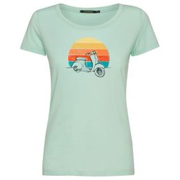 Greenbomb - Women's Lifestyle Scooter Loves - T-Shirts - T-Shirt Gr XS grün