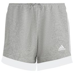 Adidas - Girl's Essentials 3-Stripes Shorts - Shorts Gr 128 grau