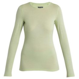 Icebreaker - Women's 200 Oasis L/S Crewe - Merinounterwäsche Gr XS grün