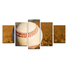 Bilderdepot24 Leinwandbild Baseball