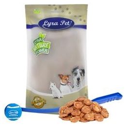 5 kg LYRA PET® Hühnerchips + Ballschleuder