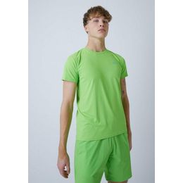 SPORTKIND Funktionsshirt Tennis T-Shirt Rundhals Herren & Jungen hellgrün