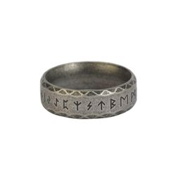 etNox hard and heavy etNox Runen Ring silberfarben